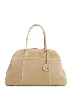 Miu Miu Vivant Suede Bag - Cream