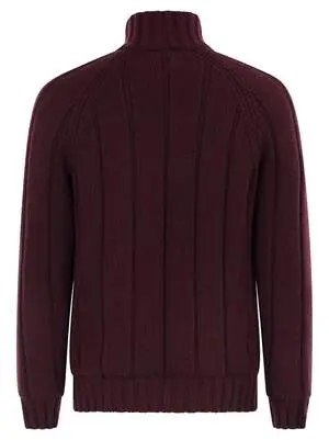 Brunello Cucinelli Cashmere Knit Down Jacket With Zip - Multicolor