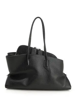Attico Medium La Passeggiata Shoulder Bag - Black
