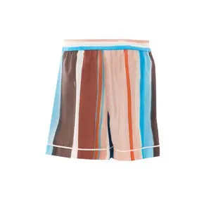 Fendi Silk Striped Hot Pants - Multicolor