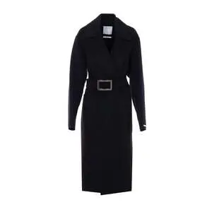 Sportmax Cose Wool Robe Coat - Black