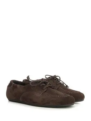 Celine Suede Loafers - Brown