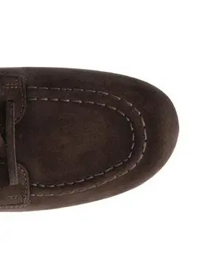 Celine Suede Loafers - Brown