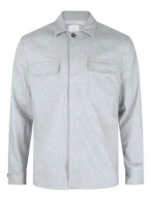 Eleventy Shirt Jacket With Pockets