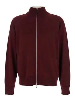 JIL SANDER Wool Zip-up Cardigan - Multicolor