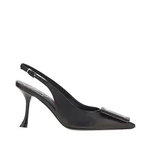ROGER VIVIER Nappa Leather Slingback Pumps - Black