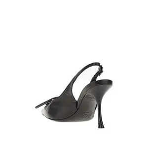 ROGER VIVIER Nappa Leather Slingback Pumps - Black