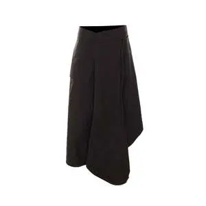 Bottega Veneta Compact Cotton Toile Skirt - Black