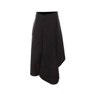 Bottega Veneta Compact Cotton Skirt - Black