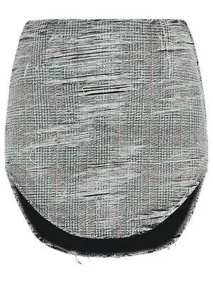 DIESEL® Ada' Grey Cotton Miniskirt