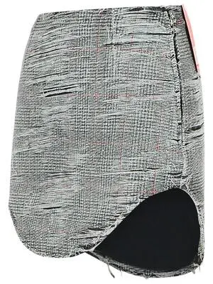 DIESEL® Ada' Grey Cotton Miniskirt