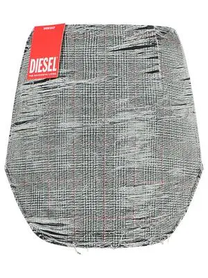 DIESEL® Ada' Grey Cotton Miniskirt