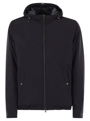 Herno Nylon Travel Jacket - Blue