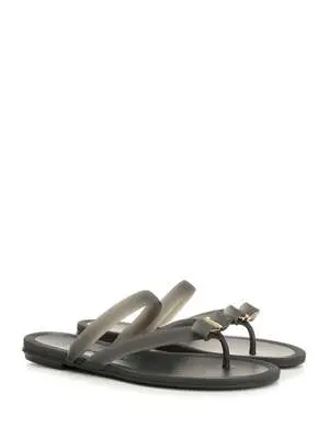 FERRAGAMO Vara Flip-flops With Jelly Bow