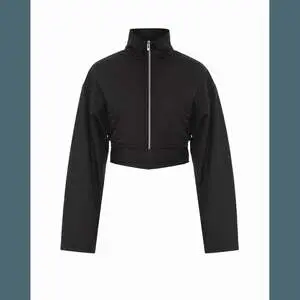 Alaïa Belted Bomber Jacket - Black