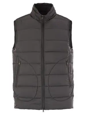 Herno Recycled Nylon Waistcoat - Gray