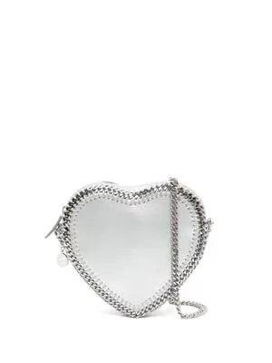 Stella McCartney Falabella Heart Shoulder Bag - Silver