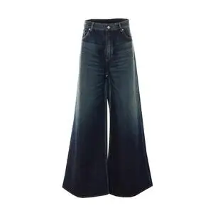 Alaïa Denim Palazzo Pants