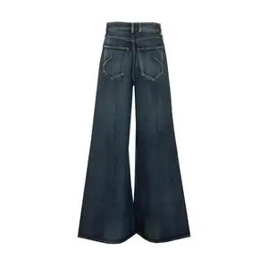 Alaïa Denim Palazzo Pants