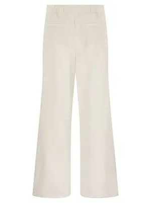 Herno Resort Cotton Trousers With Drawstring