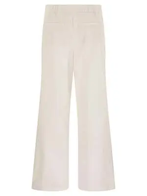 Herno Cotton Drawstring Trousers - White