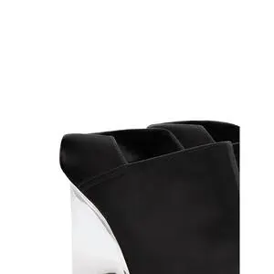Alaïa Satin Wedge Heel Shoes - Black
