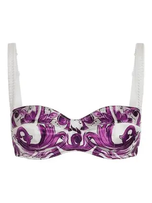 Dolce & Gabbana Graphic Print Bra - Multicolor