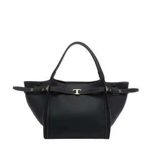TOD'S Small T-signature Shopping Bag - Black