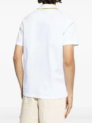 Versace Polo Shirt In Cotton Piqu