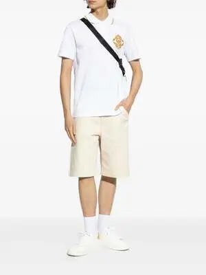 Versace Polo Shirt In Cotton Piqu
