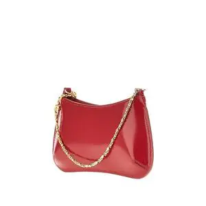 Jacquemus Small Bisou Chaine Leather Bag - Red