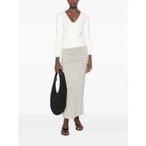 TOTEME Grey Skirts Asymmetric & Draped Skirts