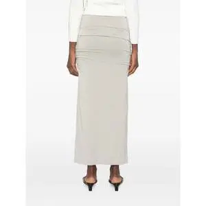 TOTEME Grey Skirts Asymmetric & Draped Skirts