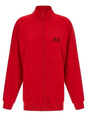 Balenciaga Back Tracksuit' Dress - Red
