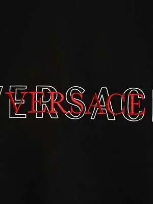 Versace T-shirt With Embroidered Logo