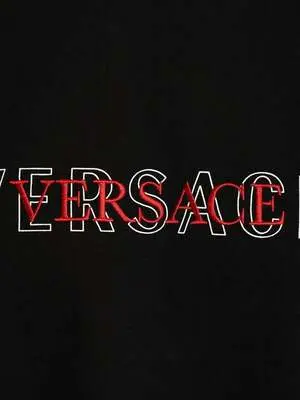 Versace T-shirt With Embroidered Logo