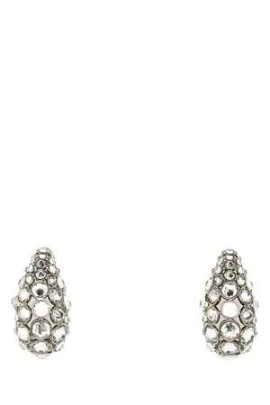 Valentino Garavani Embellished Metal Earrings - Silver