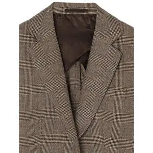 Burberry Prince Of Wales Check Blazer - Brown