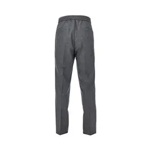 Brunello Cucinelli Wool Leisure Fit Pants - Gray