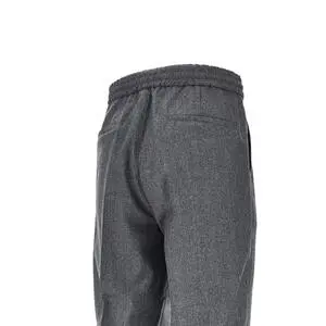 Brunello Cucinelli Wool Leisure Fit Pants - Gray