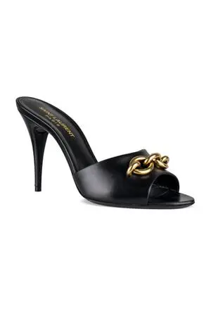 Saint Laurent Mules Le Maillon - Black