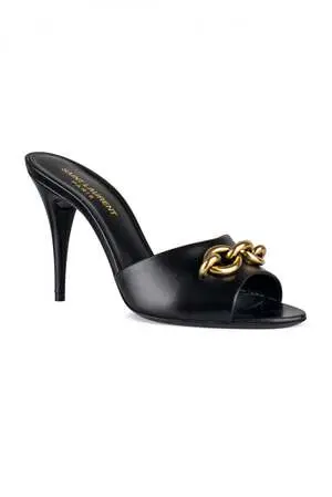 Saint Laurent Mules - Black