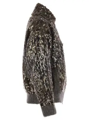 Brunello Cucinelli Mohair Blend Cardigan - Multicolor