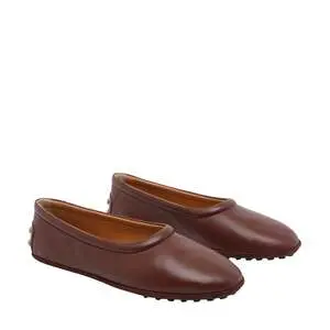 TOD'S Nappa Ballet - Brown