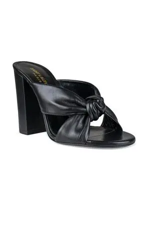 Saint Laurent Loulou Heeled Mules