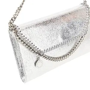 Stella McCartney Mini Falabella Crossbody Bag - Silver
