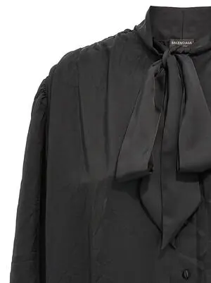 Balenciaga Double Sleeve' Shirt - Black
