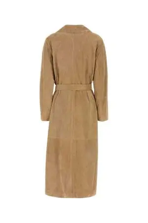 Fendi Camel Suede Coat