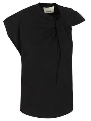 Isabel Marant Étoile Nayda Cotton Jersey T-shirt - Black