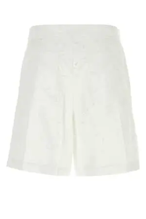 Valentino Garavani Cotton Blend Bermuda Shorts